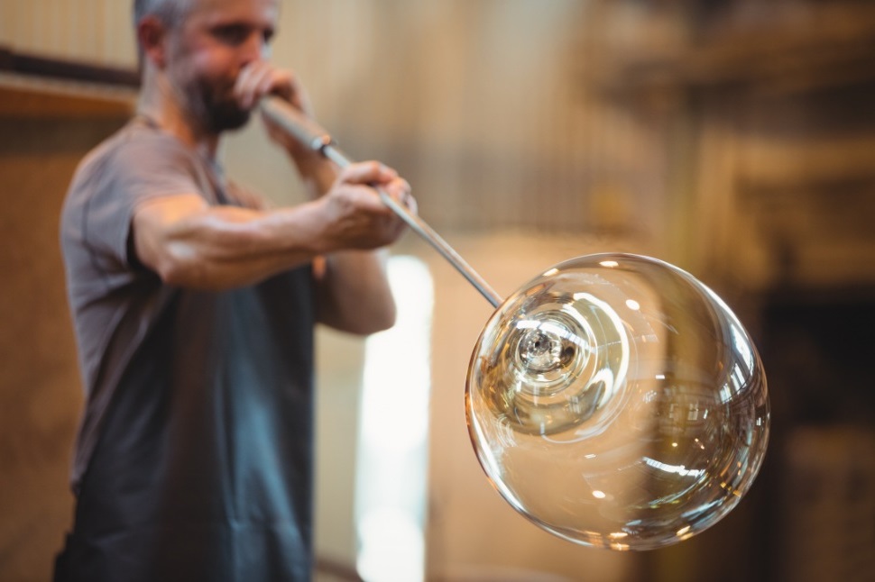 Glass Vase Caffè | GHC Krosno